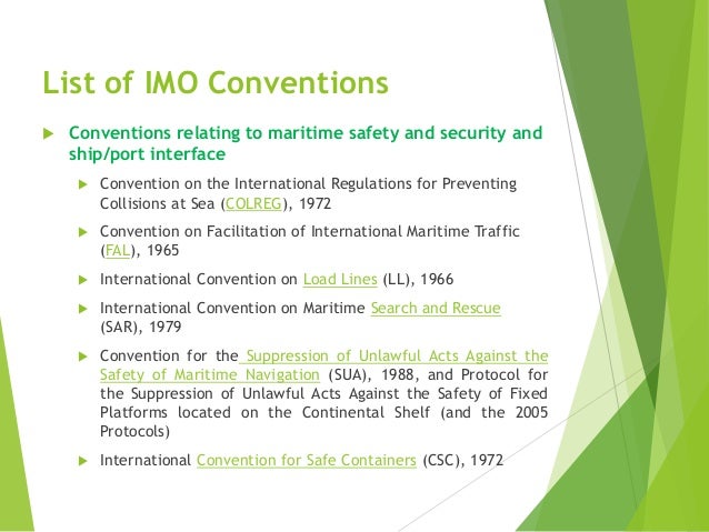 Imo – the international maritime organization