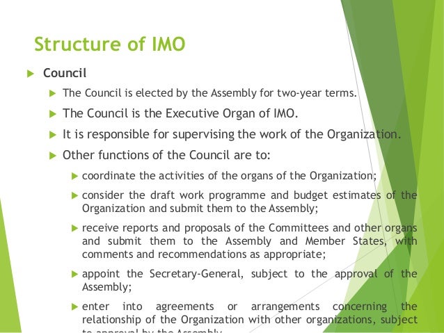 Imo – the international maritime organization