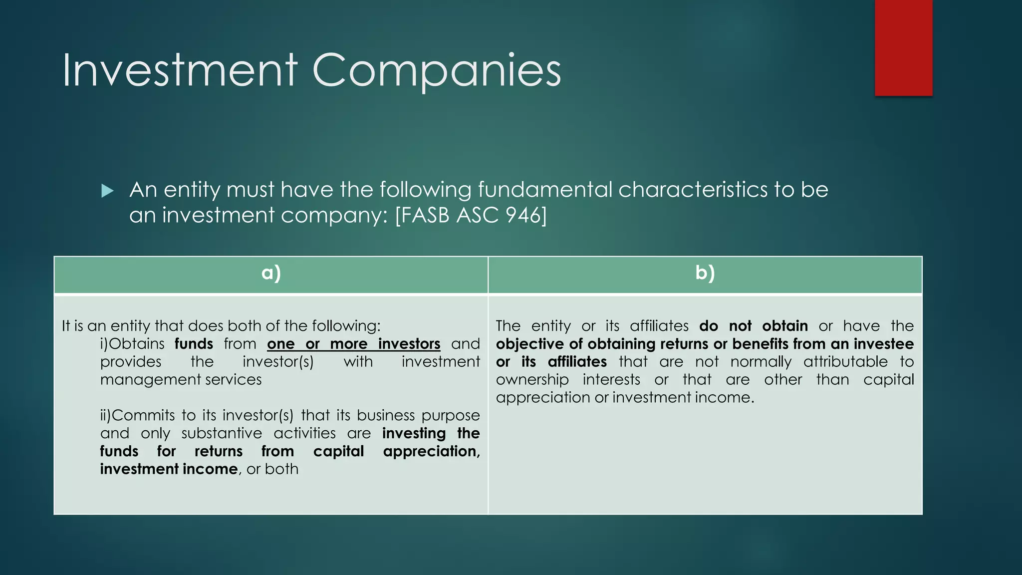 Investment Management overview | PPT