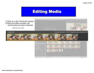 Intro to iMovie | PPT