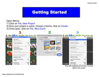 Intro to iMovie | PDF | Computer Animation | Computer Software and Applications
