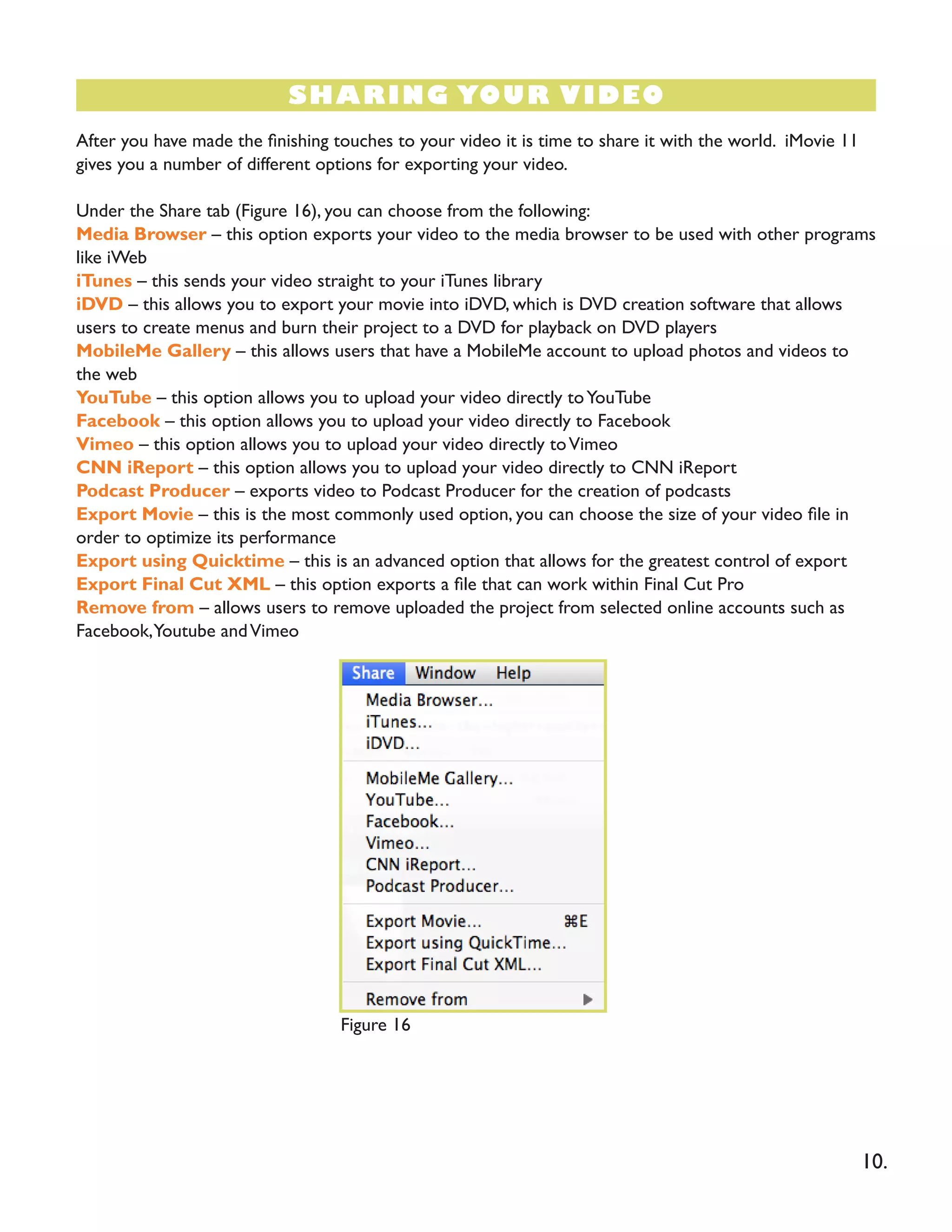 Imovie tutorial | PDF