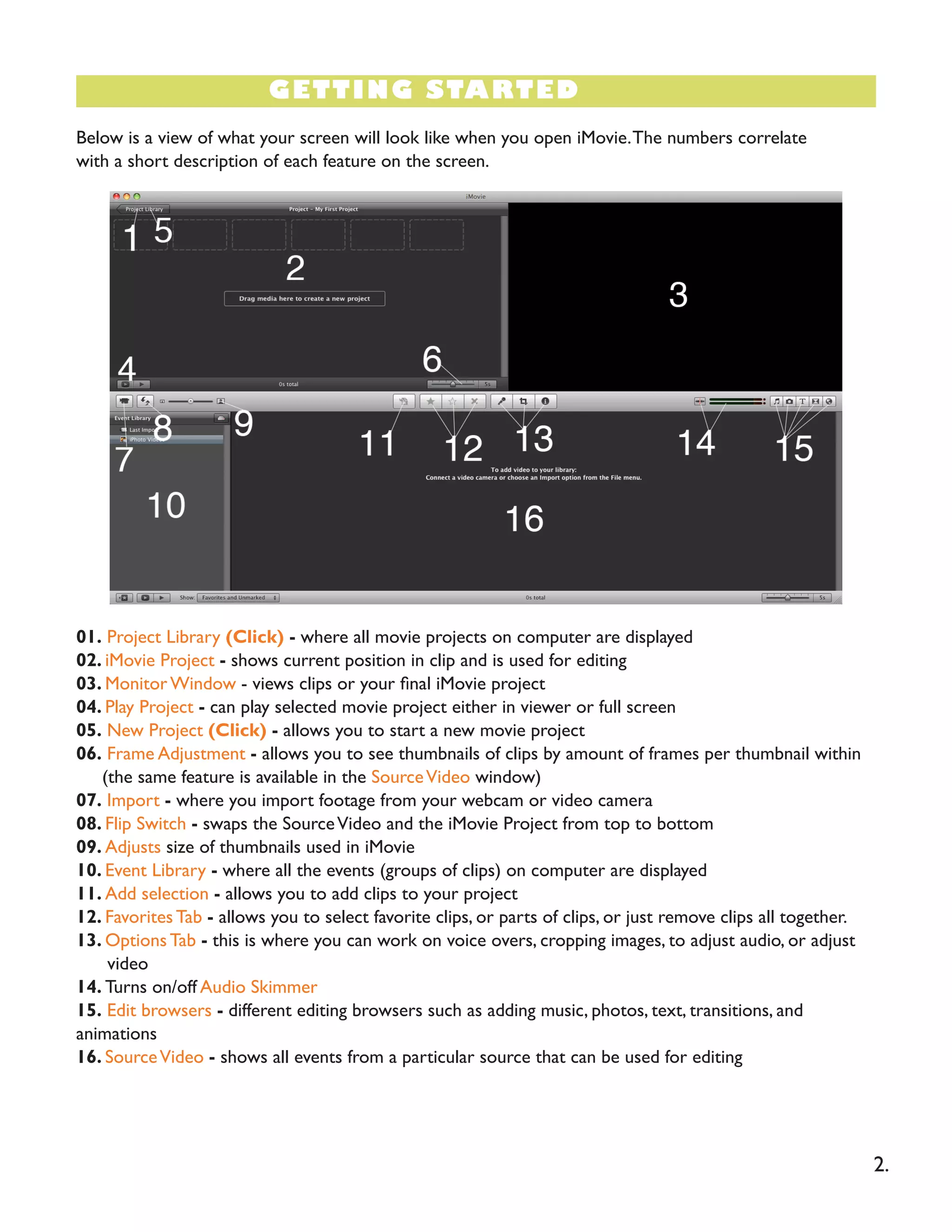 Imovie tutorial | PDF