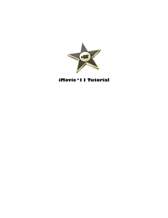 Imovie tutorial | PDF