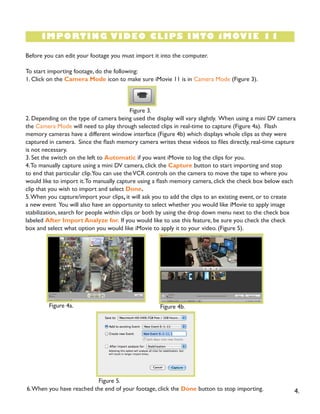 Imovie tutorial | PDF