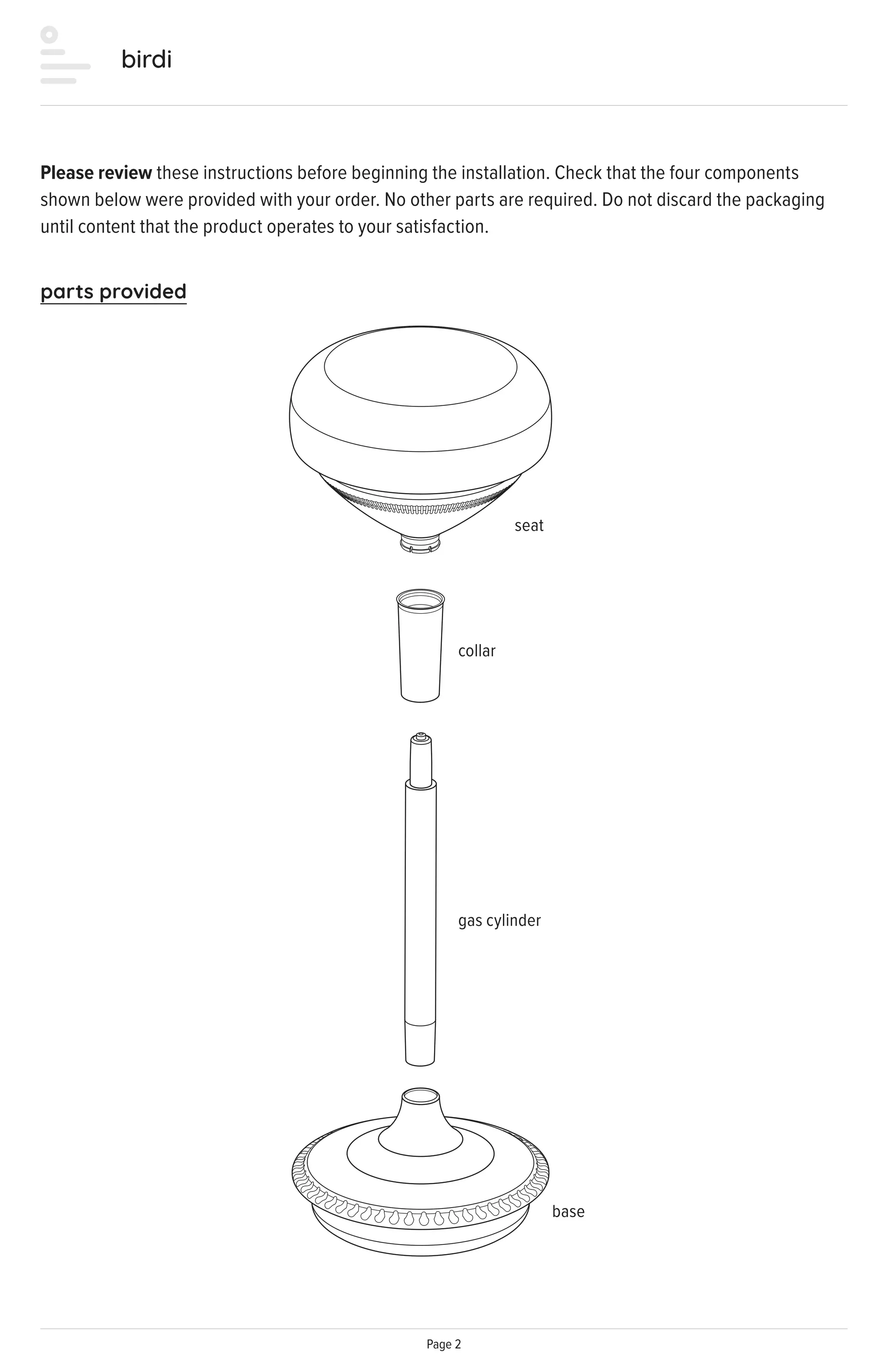 Birdi Perching Stool Assembly and Operation | PDF | Birds | Pets