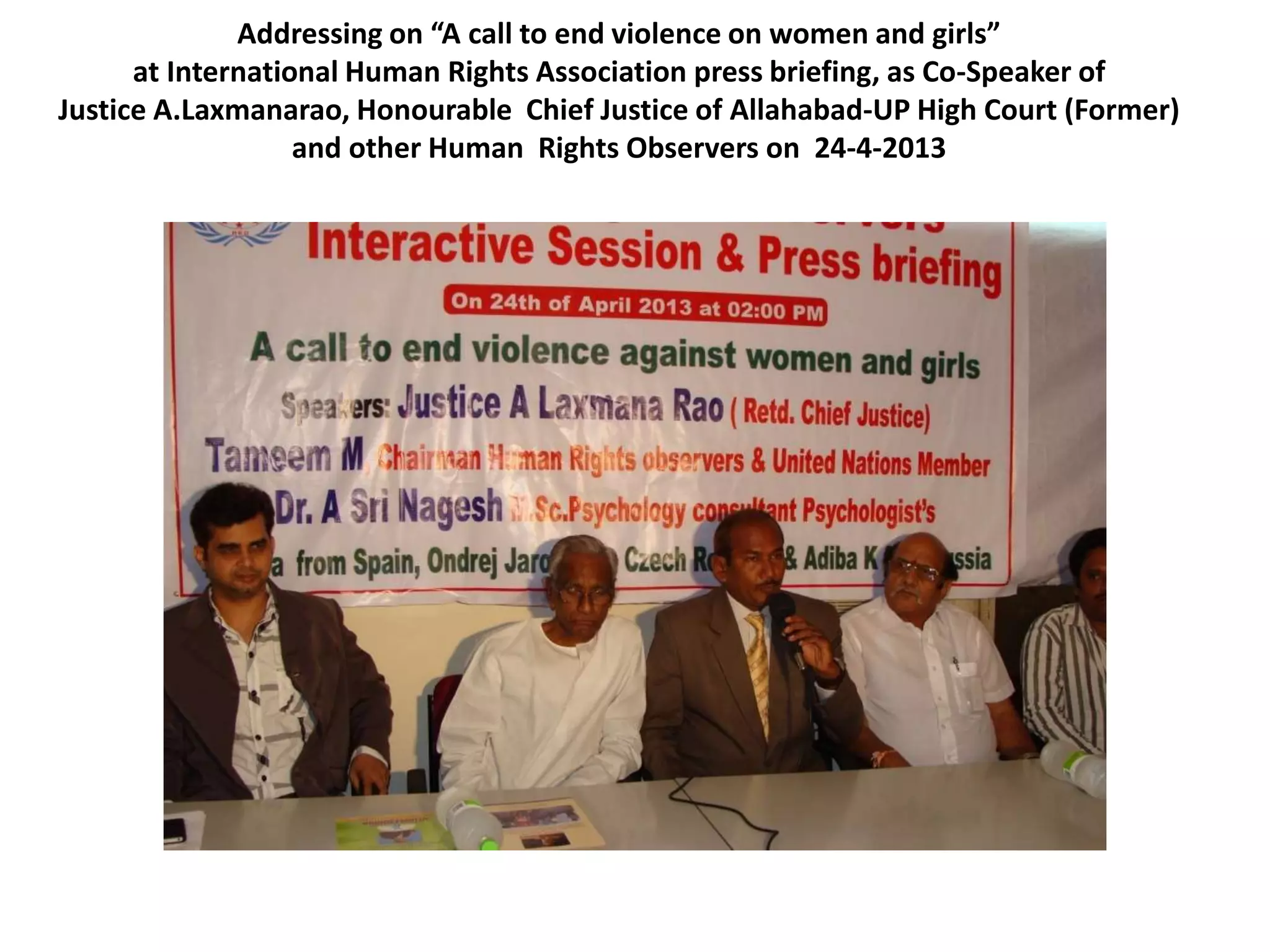 Imp. Public Speeches of Alapati Srinagesh as of Jan'16 | PPT