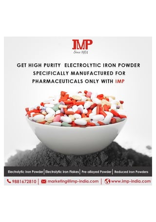 high purity electrolytic iron powder | PDF