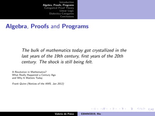 Pure Algebra to Applied AI: a personal journey | PPT