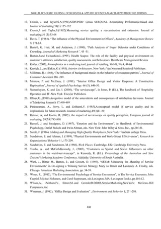 Impact of physical evidence | PDF | Business Banking & Finance | Business