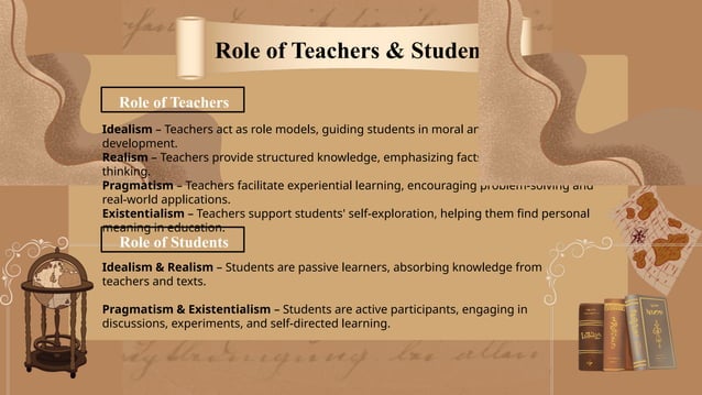 Philosophy of education, Idealism, Realism | PPTX