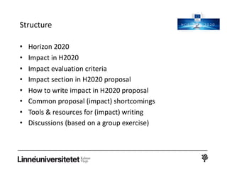 Europe Horizon 2020 Impact | PDF