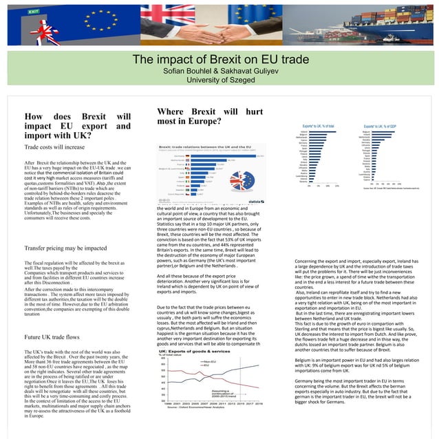 Impact of brexit on EU trade | PDF