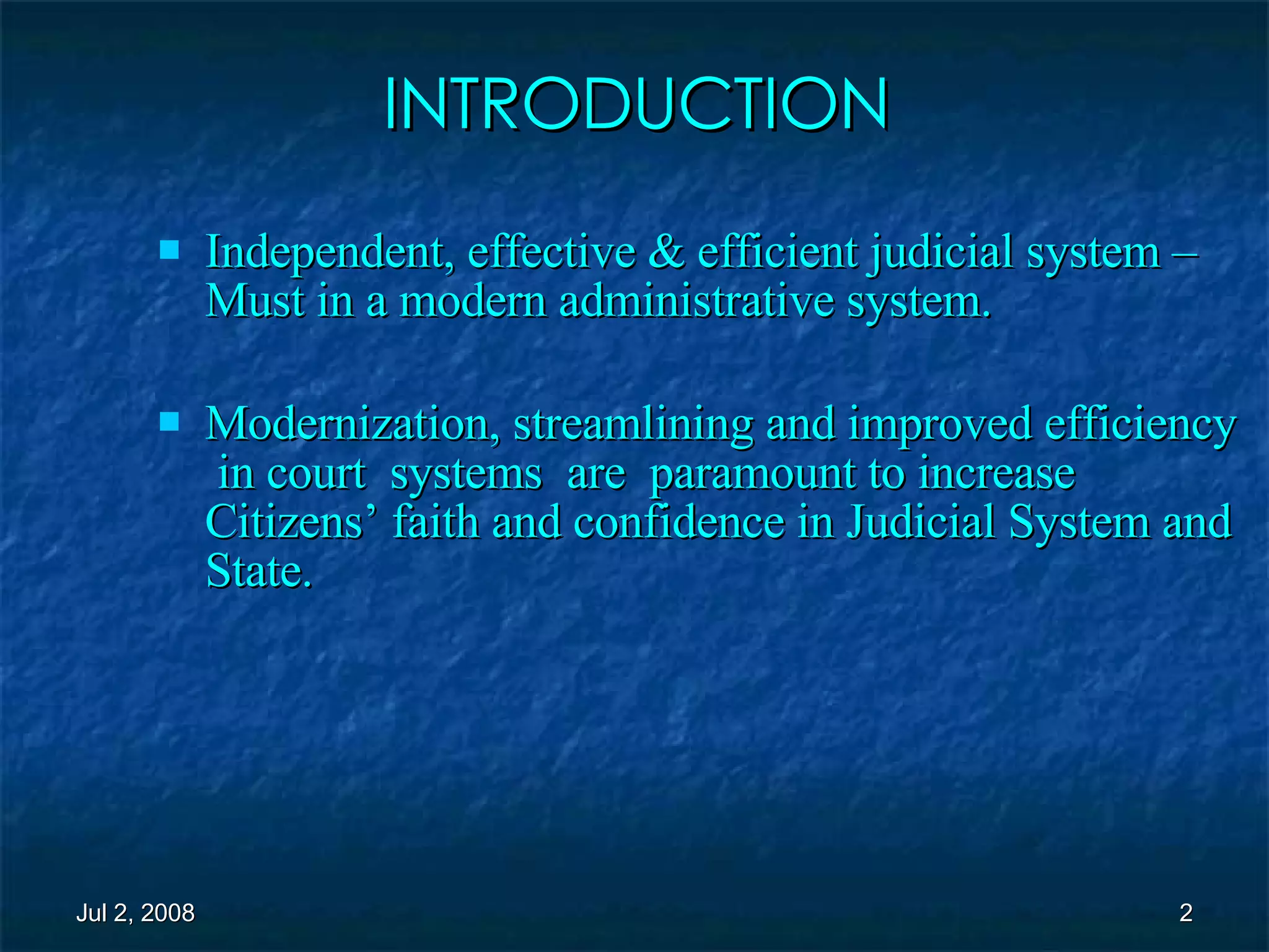 Impact Of ICT on Justice Delivery System | PPT