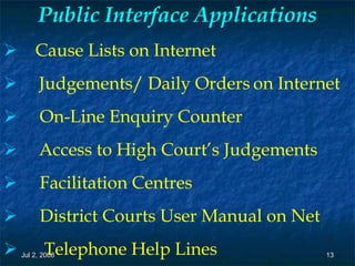 Impact Of ICT on Justice Delivery System | PPT