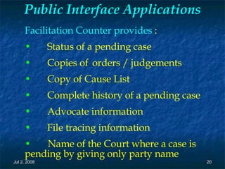 Impact Of ICT on Justice Delivery System | PPT