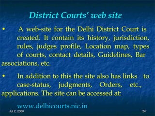 Impact Of ICT on Justice Delivery System | PPT