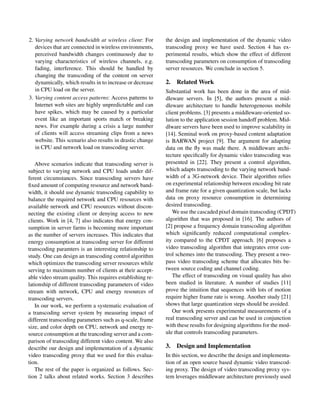 Impact of Video Encoding Parameters on Dynamic Video Transcoding | PDF | Computer Networking ...