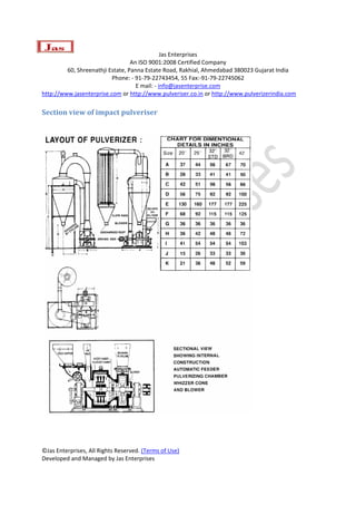 Impact pulveriser | PDF