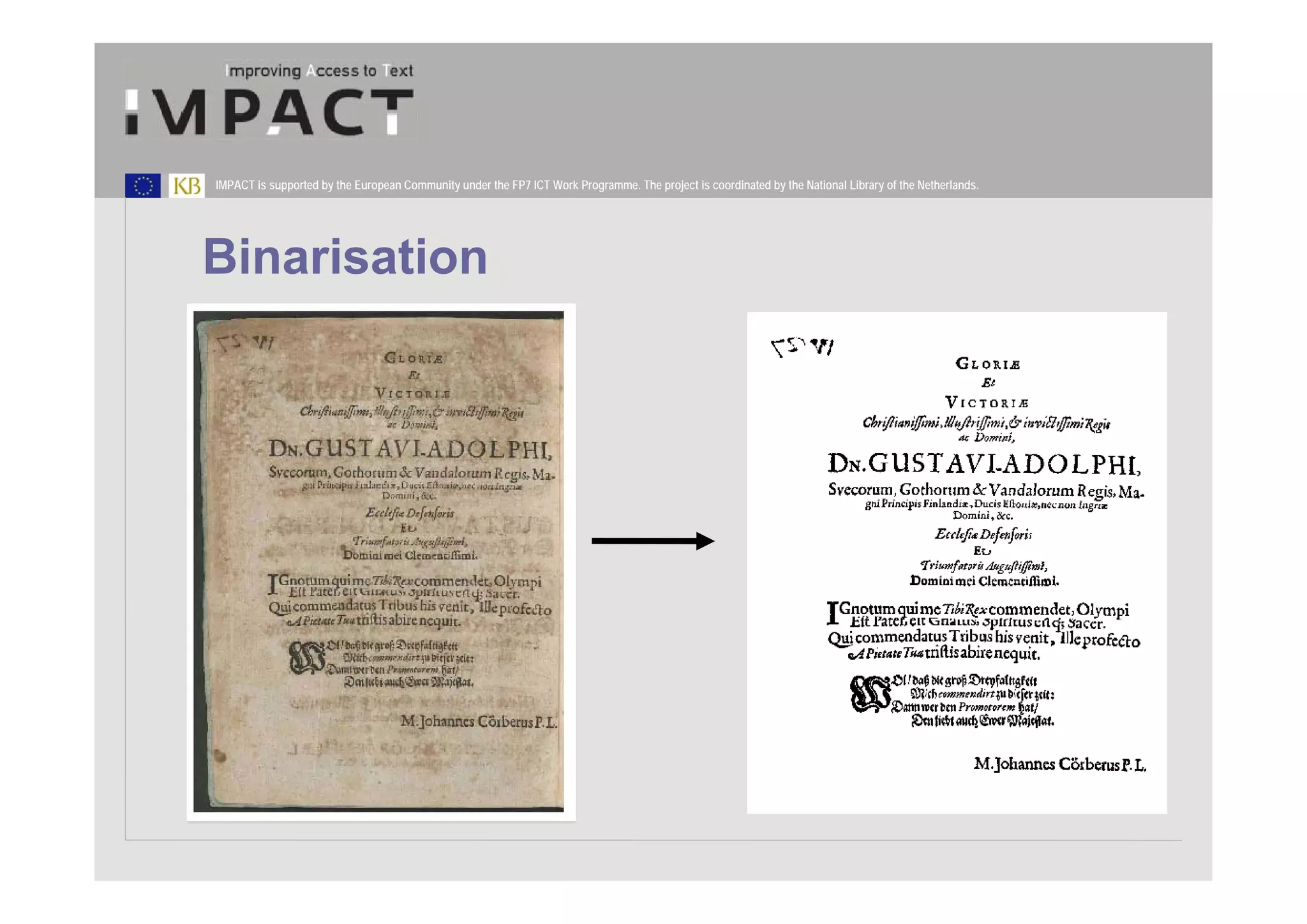 IMPACT OCR in a nutshell. Clemens Neudecker | PDF | Desktop Publishing | Computer Software and ...