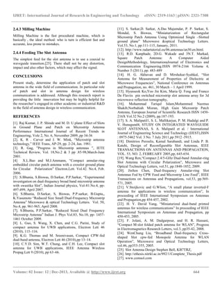 Impact and analytical study of the patch and slot for antenna design | PDF
