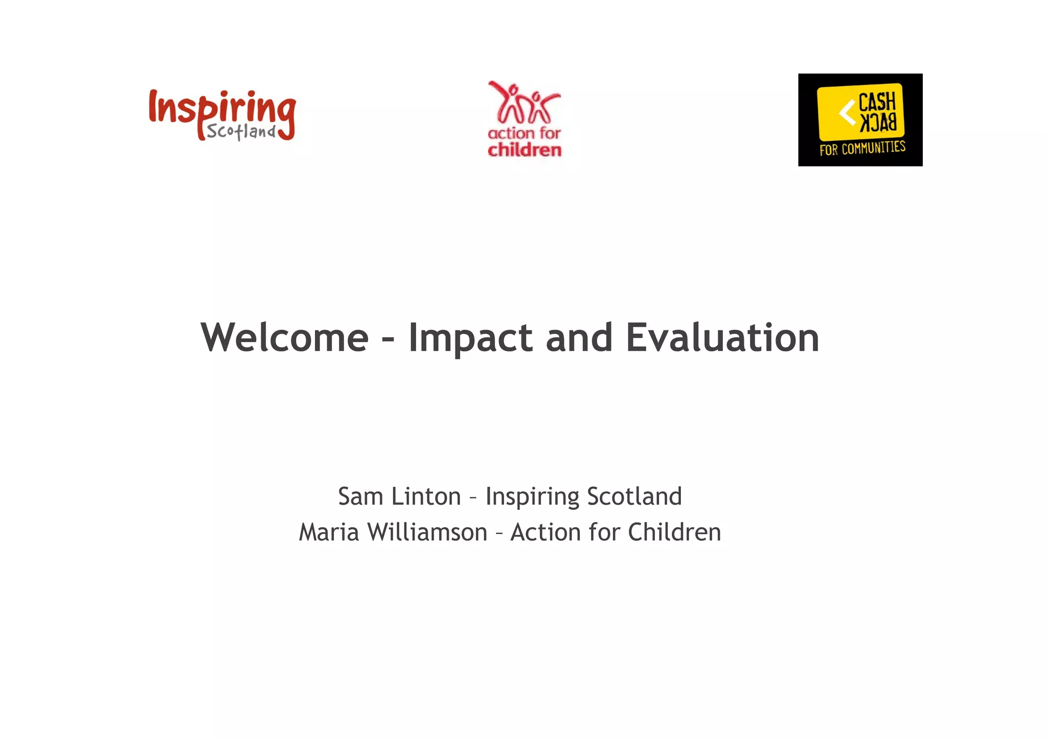 Impact and evaluation | PPT