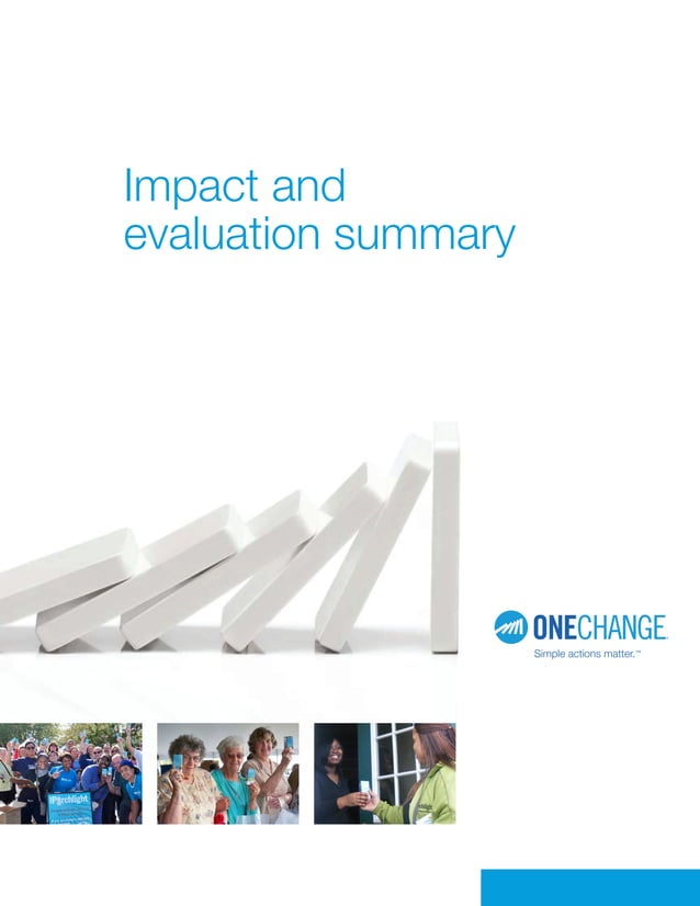 Impact and evaluation summary | PDF