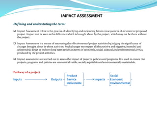 Impact Assessment in Project Management | PPTX