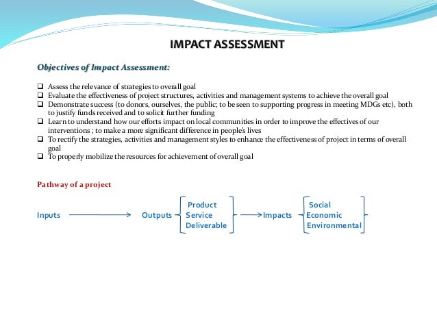 Impact Assessment in Project Management