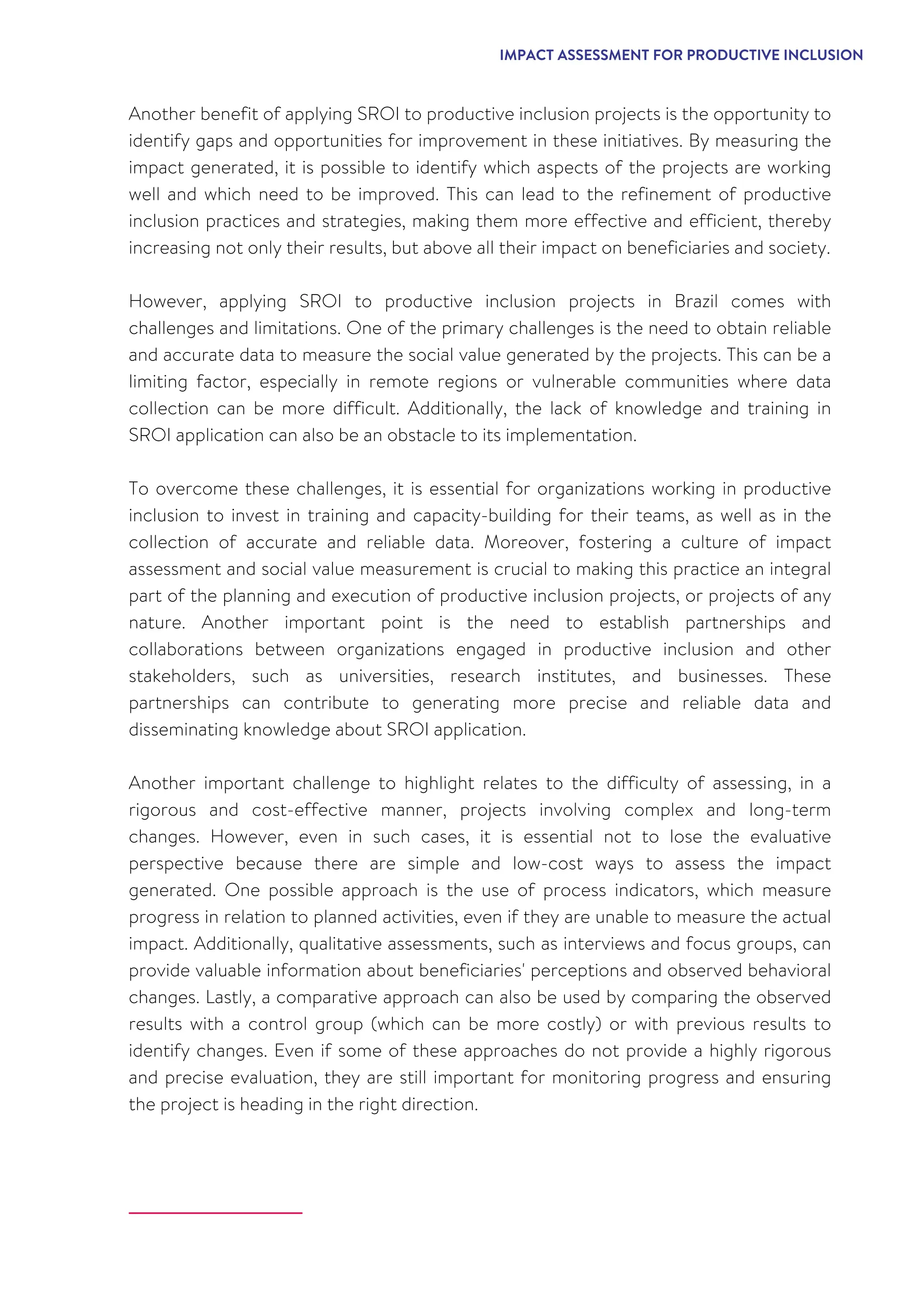 Impact Assessment for Productive Inclusion: Methodologies, Challenges, and Limitations | PDF ...