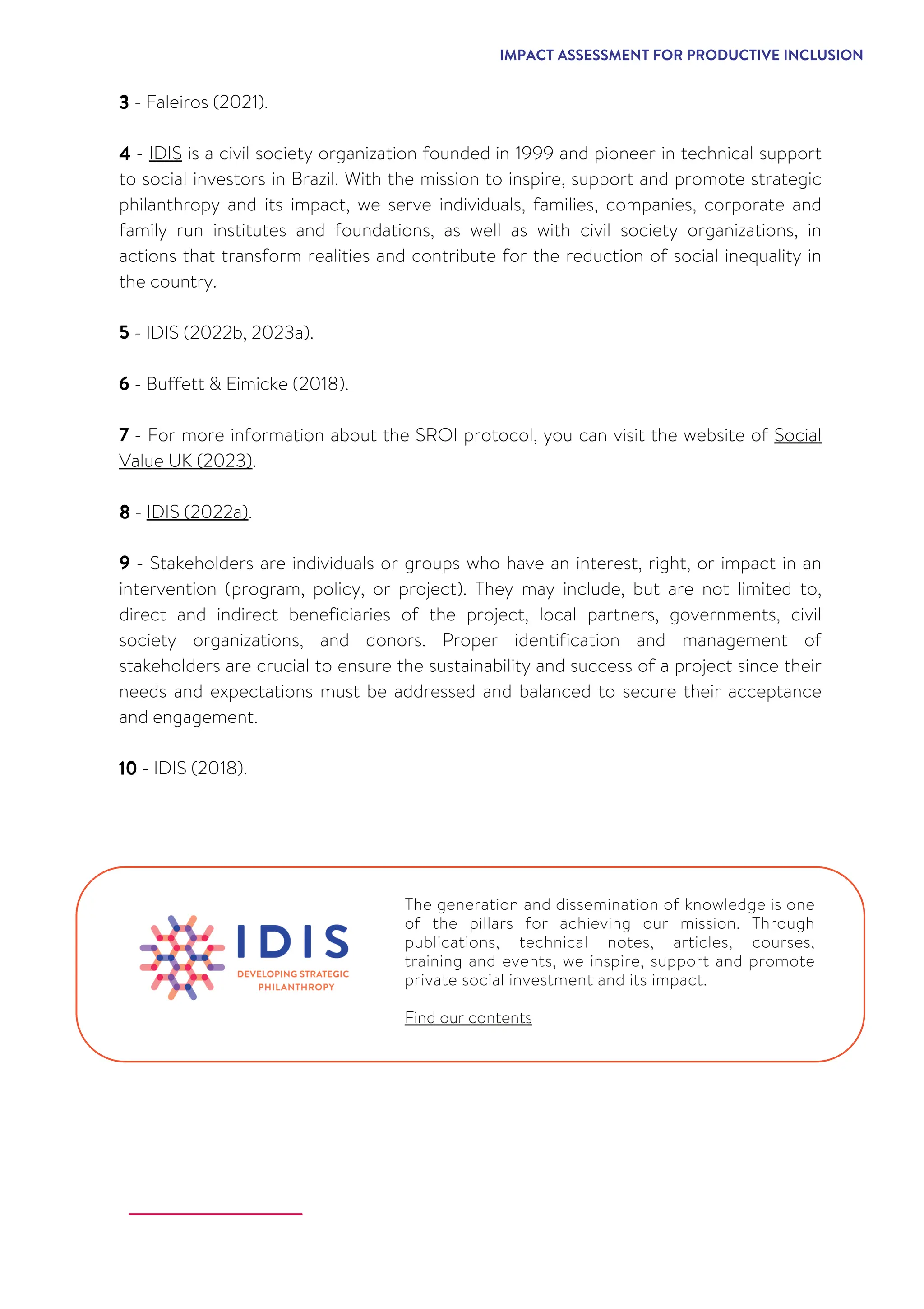 Impact Assessment for Productive Inclusion: Methodologies, Challenges, and Limitations | PDF ...