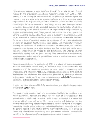 Impact Assessment for Productive Inclusion: Methodologies, Challenges, and Limitations | PDF ...