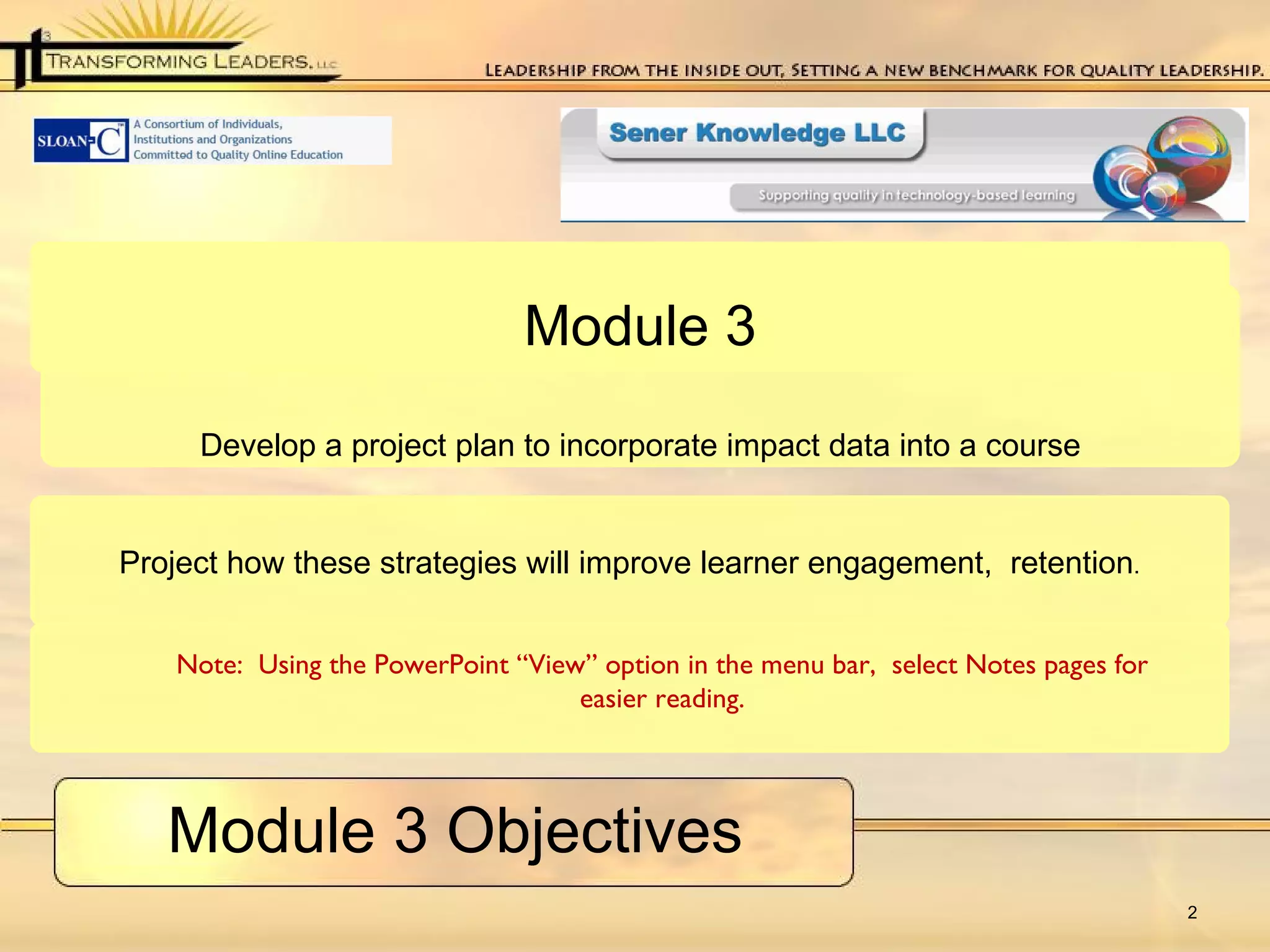 Module 3 | PPT