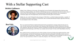 Impact Carolina Opportunity Fund | PPT