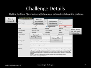 Responding to Impact Challenges | PPT