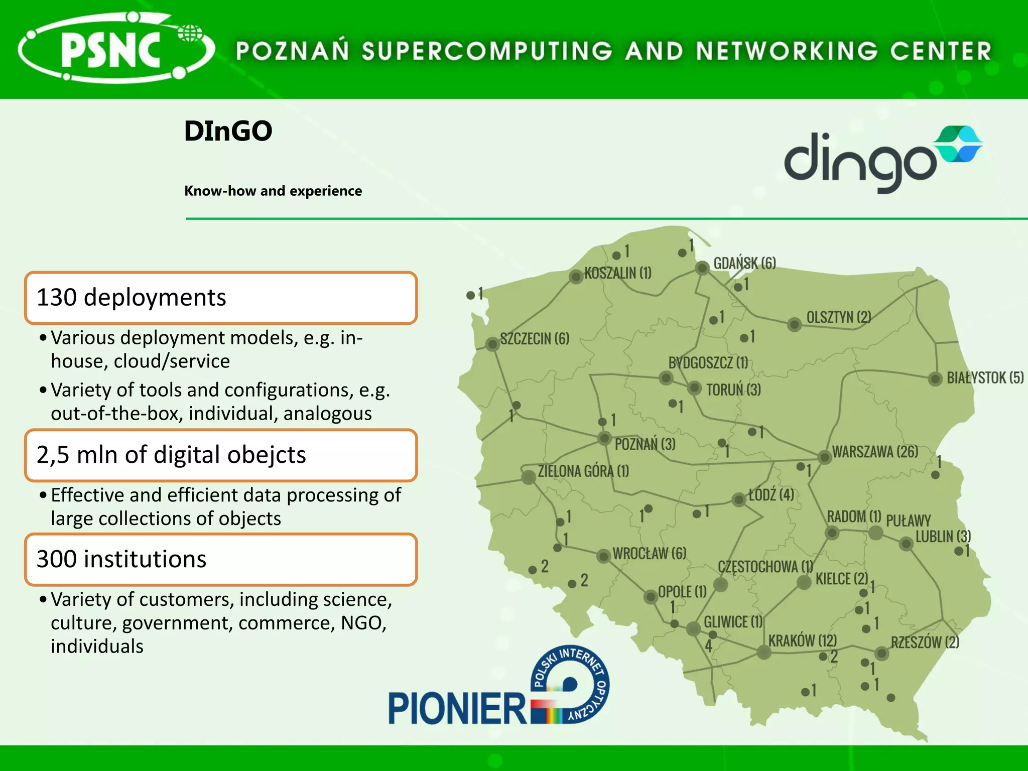 DInGO: Digitise and Go! (digitisation workflows). Toolset for ...