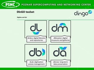 DInGO: Digitise and Go! (digitisation workflows). Toolset for ...