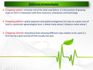 crop rotation by siddique ahmad university of agriculture peshawar | PPTX