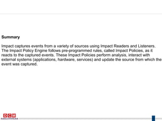 Netcool Impact docs | PPT