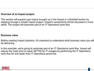 Netcool Impact docs | PPT