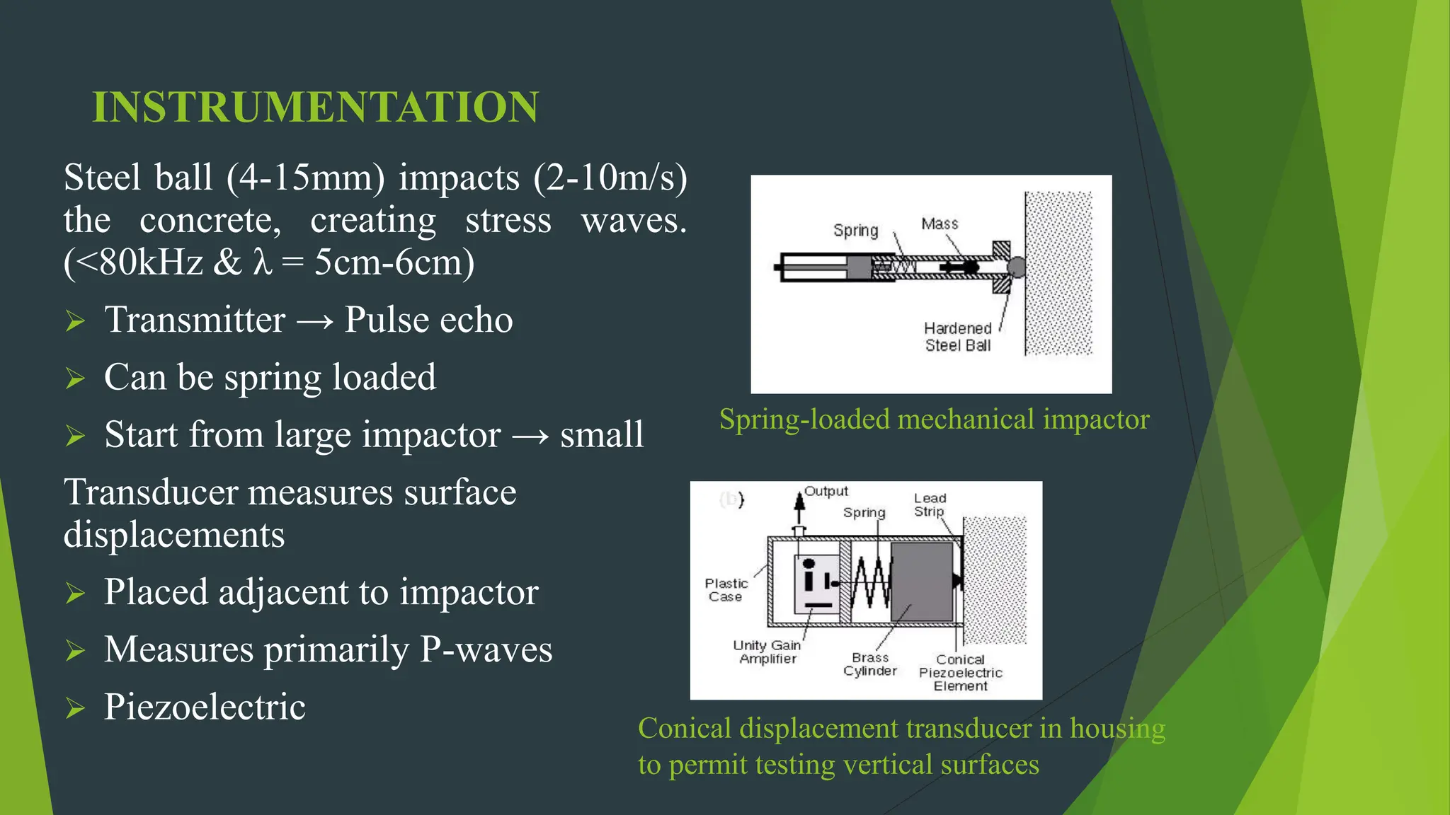 IMPACT ECHO TEST on destructive Test .pptx