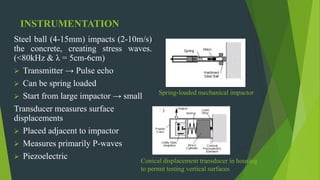 IMPACT ECHO TEST on destructive Test .pptx