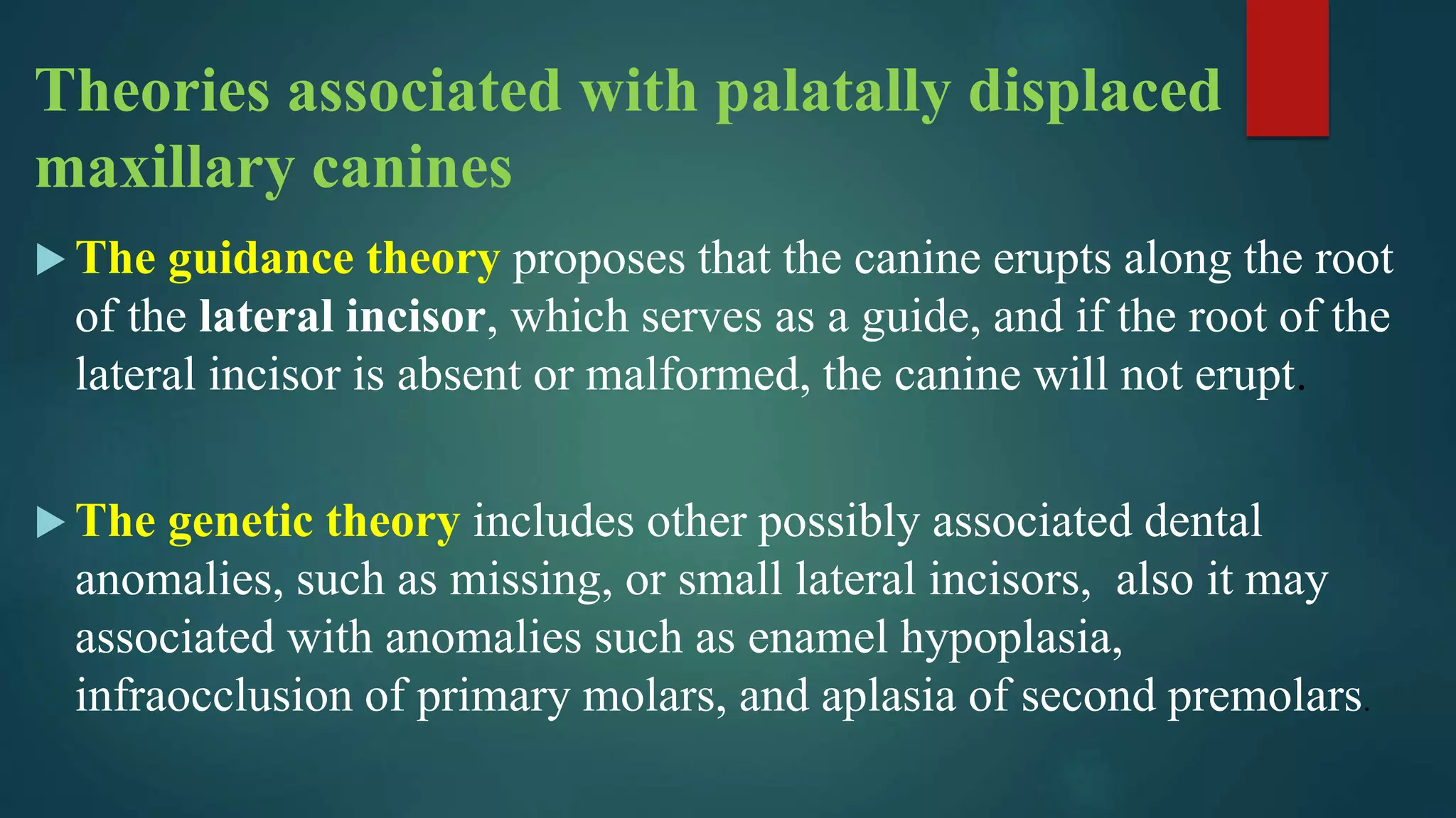 Impacted canine | PPTX