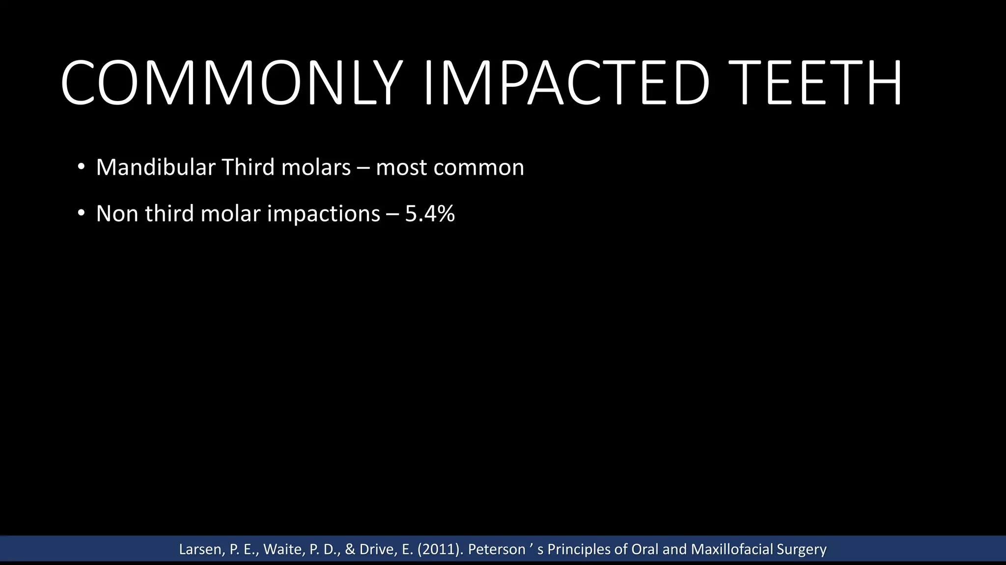Impacted mandibular third molars | PPTX