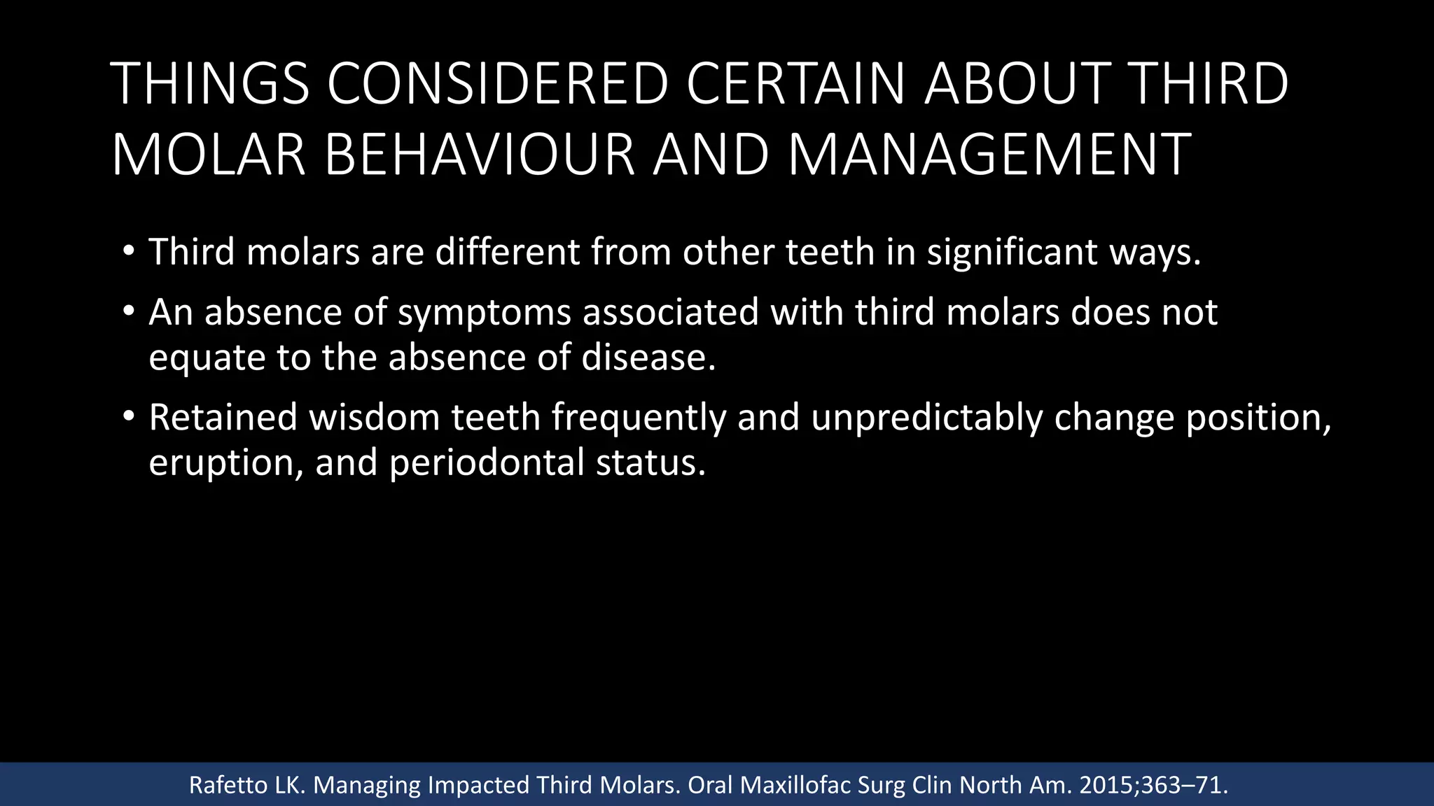 Impacted mandibular third molars | PPTX