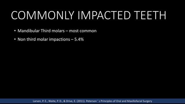 Impacted mandibular third molars | PPTX