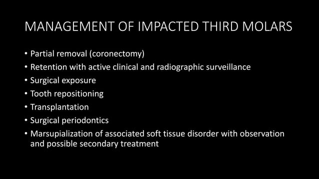 Impacted mandibular third molars | PPTX