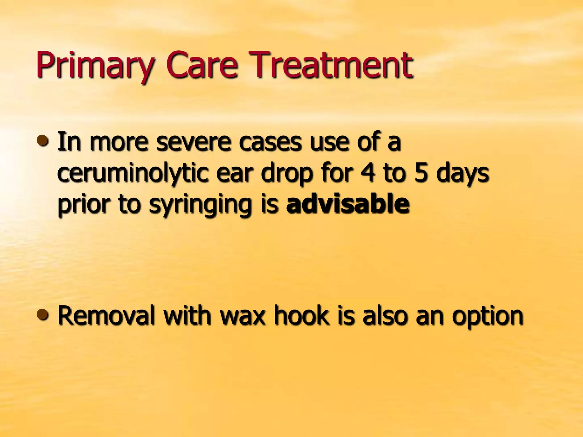 Impacted wax | PPT