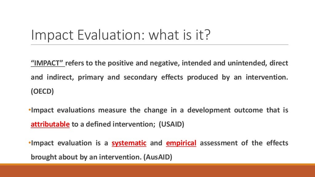 Impact Evaluation An Overview impact-evaluation-an-overview