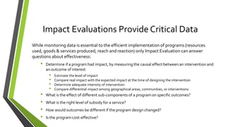 Impact Evaluation Overview | PPTX